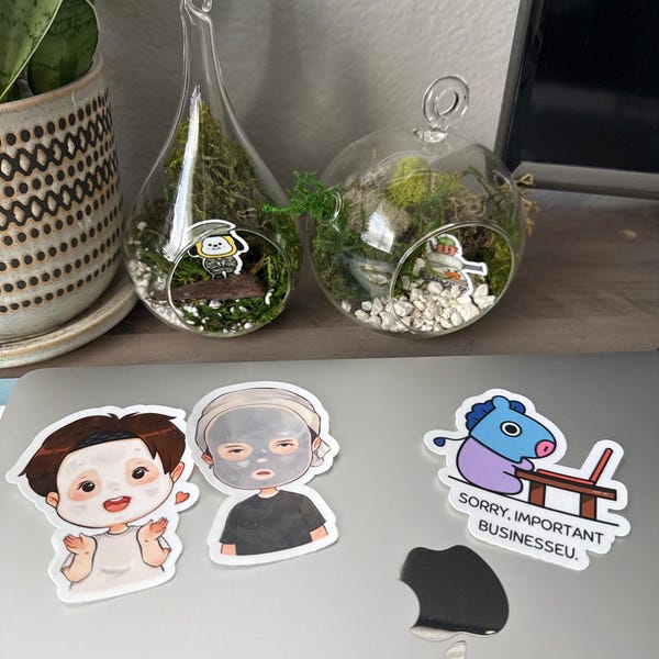 Jimin Muse Smeraldo Garden Vinyl Waterpoof Sticker Who Hobihearteu Shop ...