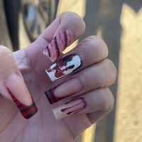 Drip Happy Face Smile Nail Decals for Acrylic and Press on Nail Art ...