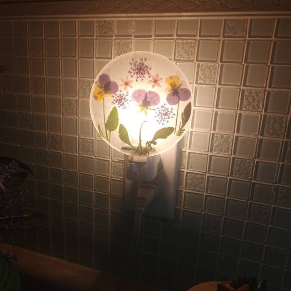 Handmade Flower Night Light, Sunflower Nightlights, Floral Night Light ...