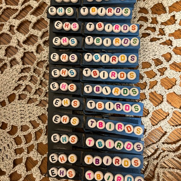 Pack of 12 Ombre Cheer Pins - Cheerleader Good Luck Pins - Spirit Pins ...