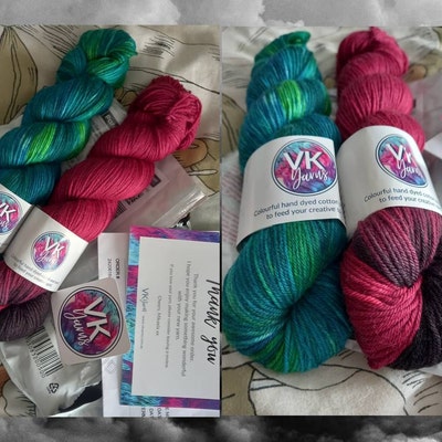 Hand Dyed Yarn Mermaid on Cotton or Wool Bases. - Etsy Australia