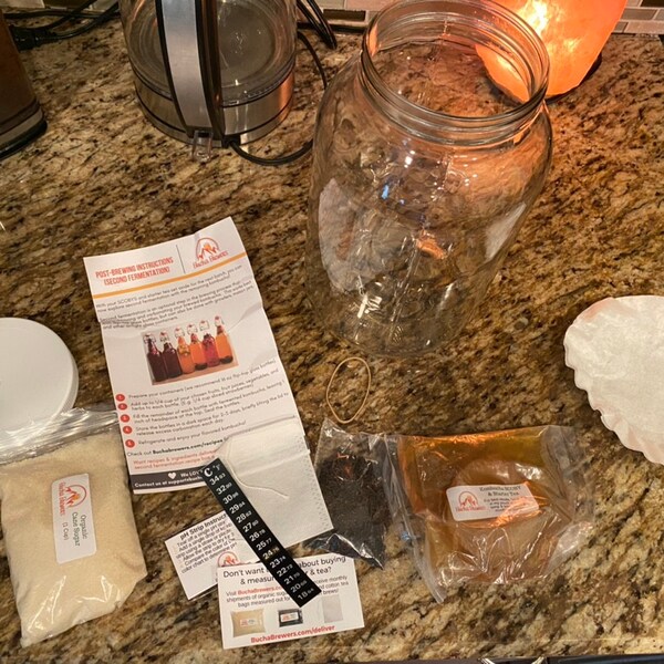 Kombucha Starter Kit- EVERYTHING You Need to Make Your First Batch of ...