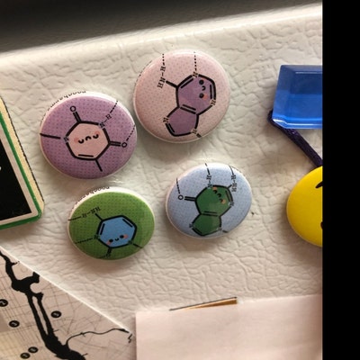 DNA Button or Magnet or Keychain, Best Friends Set, Base Pair,biology ...