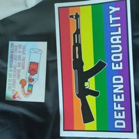 Defend Equality Trans Flag and Rifle Hard Enamel Pin - Etsy