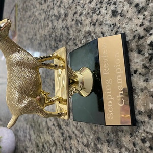 Goat Award Trophy. Greatest of All Time, G.O.A.T. Free Engraving. - Etsy