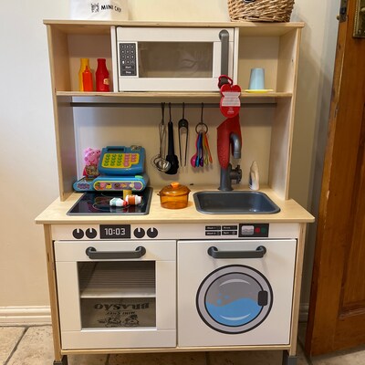 Play Kitchen BIG STICKER Bundle sticker Only, Oven Buttons, Microwave ...