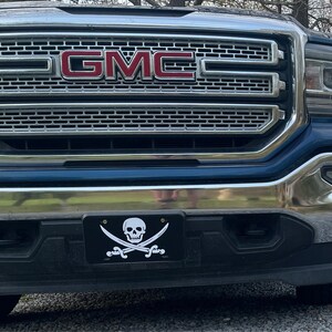 Venom Eyes License Plate Evil Villain Aluminum Black and White Vanity ...