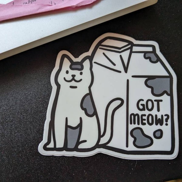 3 Inch Vinyl Cat Sticker - Etsy