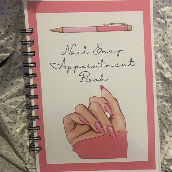 Nail Planner, Nail Salon Book, Nail Art Planning Book, Nail Designs ...