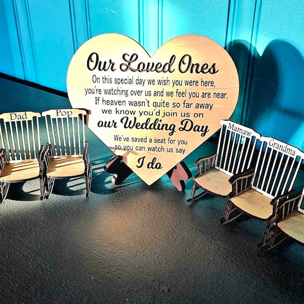 Memorial Bench and Memory Rocking Chair Svg Laser Cut Files ...