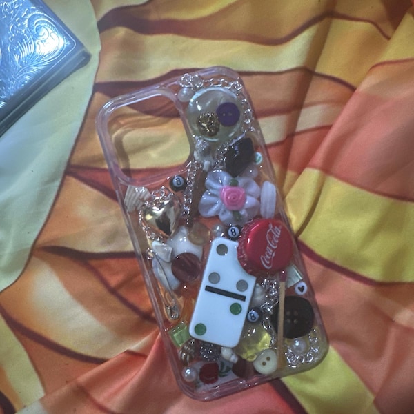 Custom Trinket Phone Case: Junk Style iPhone Cover - Etsy