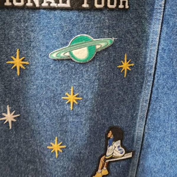 1" - White Block Numbers - Iron on Applique/embroidered Patch - Etsy