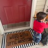 Doormat Home of the Wicked Witch and Her Little Monsters Funny Doormat ...