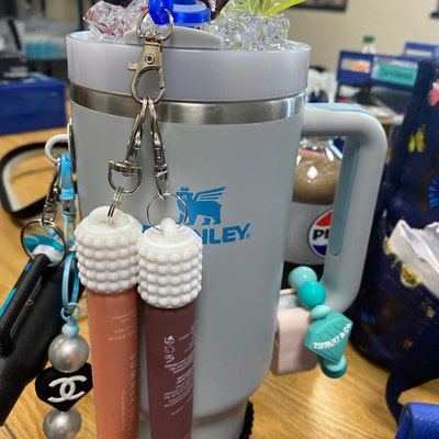Shiny White Name Plate, Fits on Stanley Tumbler Handle, Iceflow 30 Oz ...