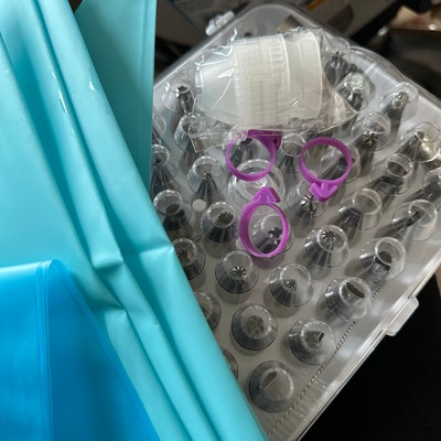 172 Pieces Baking Accessories Icing Tips Cakes Decorating Icing Nozzles ...