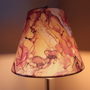 Grey / Gray Swirl Lamp Shade. Marble Pattern. Shade is 9.5 - Etsy