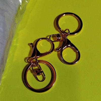 10/50pcs Premium Quality Key Ring Keychain Lobster Clasp Key Hook ...