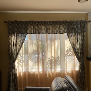 Crisp White Valance Window Curtain Valance, Snow White Fresh 52w X 15l ...