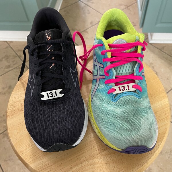 13.1 or 26.2 Running Shoe Tag ATHLETE INSPIRED, Half-marathon or ...