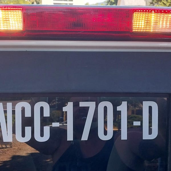 Personalized Star Trek Inspired LCARS Lettering Vinyl Sticker / Decal ...