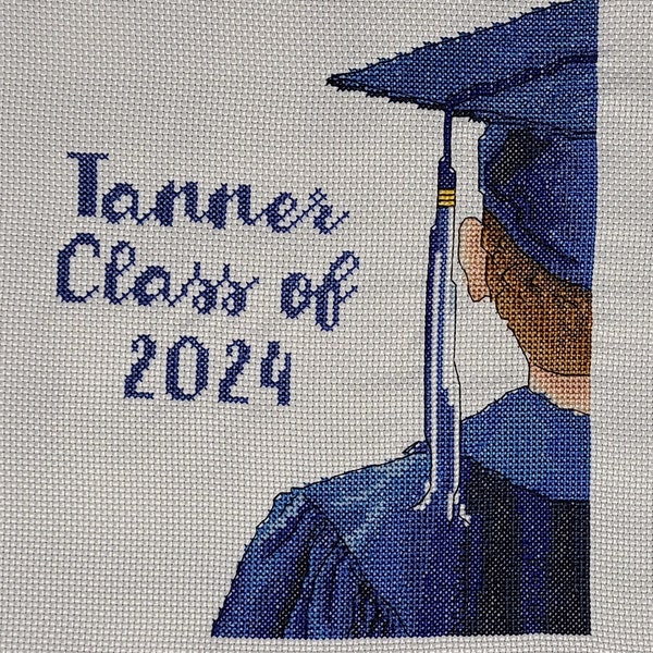 Graduation Cross Stitch Pdf Pattern - Etsy