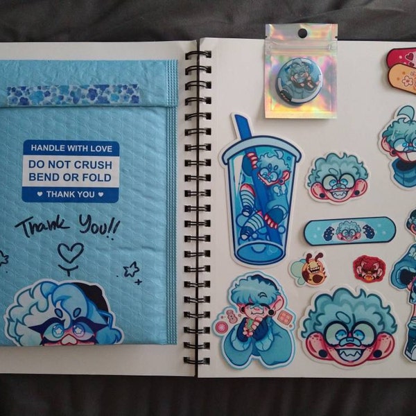 Scarily Supportive Frogs Sticker Sheet waterproof Frogs With Teeth and ...