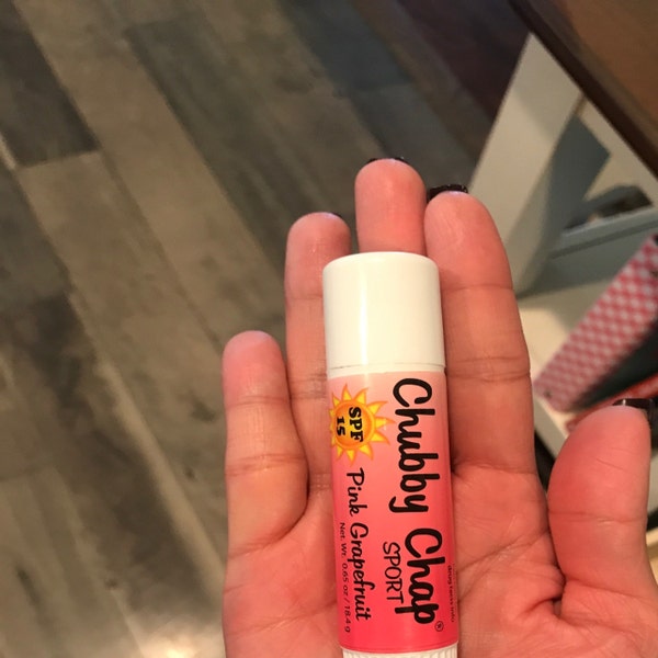 Chubby Chap GIANT .5 Oz Natural Lip Balm, Buttercream Vanilla - Etsy