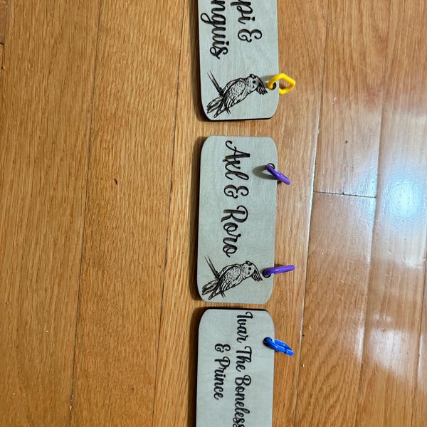 Cockatiel Cage Sign, Cockatiel Cage Accessory, Cockatiel Name Sign ...