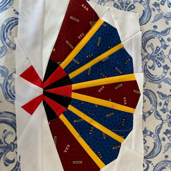 Hibiscus Flower Quilt Block FPP (foundation Paper Piecing) - Printable ...