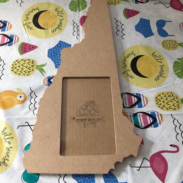 State Shaped 4x6 Picture Frame - Etsy