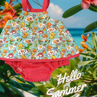 Girl and Baby Sundress Sewing Pattern Daisy Sundress Digital Pdf ...