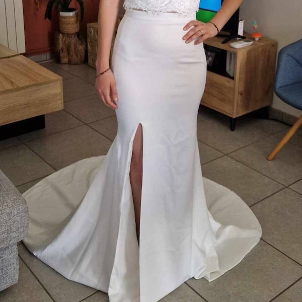 Long Fingerless Lace Gloves, Ivory Wedding Sleeves, Detachable Lace ...