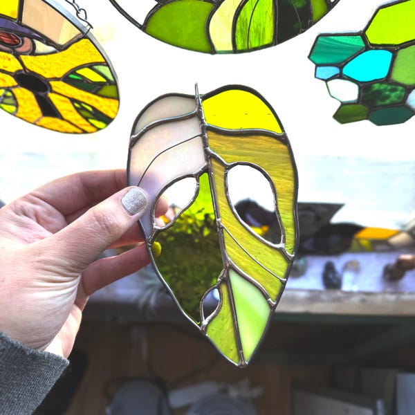 PATTERN Sunburst Panel Stained Glass Pattern Digital Download: Hobby ...