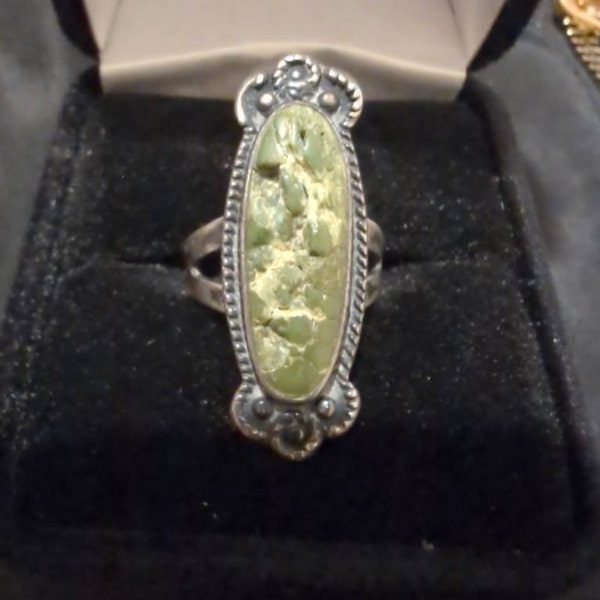 DENMARK HUGE MODERNIST Ring-vintage Silver Plated-j Hull Hallmark-heavy ...