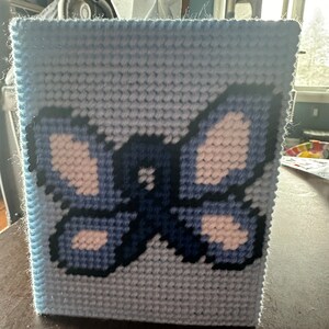 Nintendo Mario Video Game Handmade Plastic Canvas Tissue Box Cover Home ...