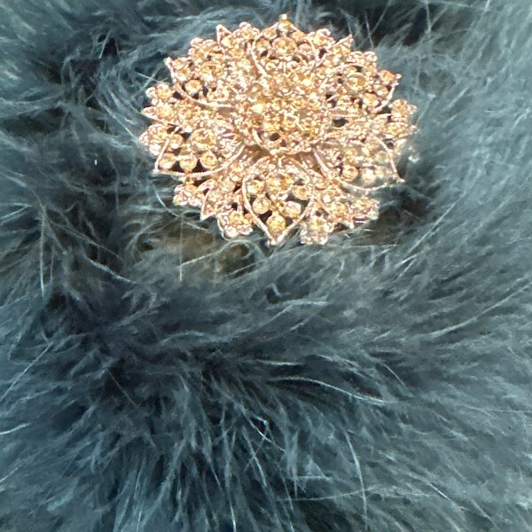 Powder Puff Body Dusting Powder Puff off White Fur Puff With Pink Down ...