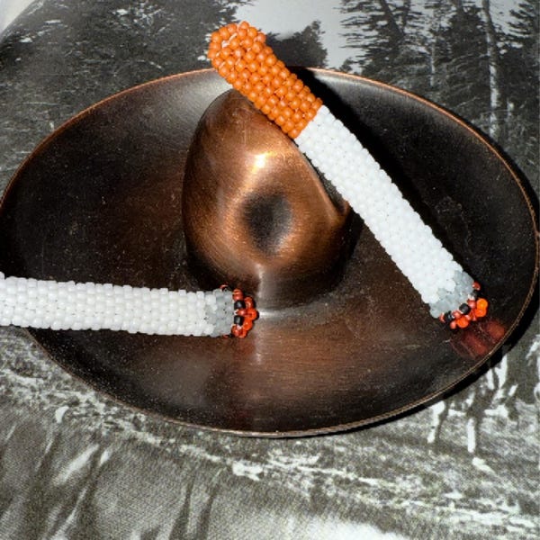 Beaded Cigarette Charm| Instant Download | Cigarette Earrings - Etsy
