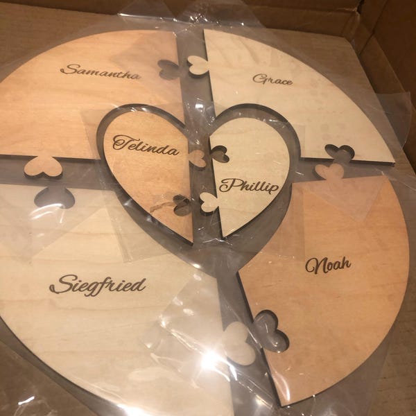 Unity or Family Puzzle, Blended Family, Unity Alternative, Wedding ...