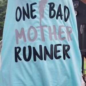 One Bad Mother Runner Running SVG Template SVG/PNG Vector File - Etsy