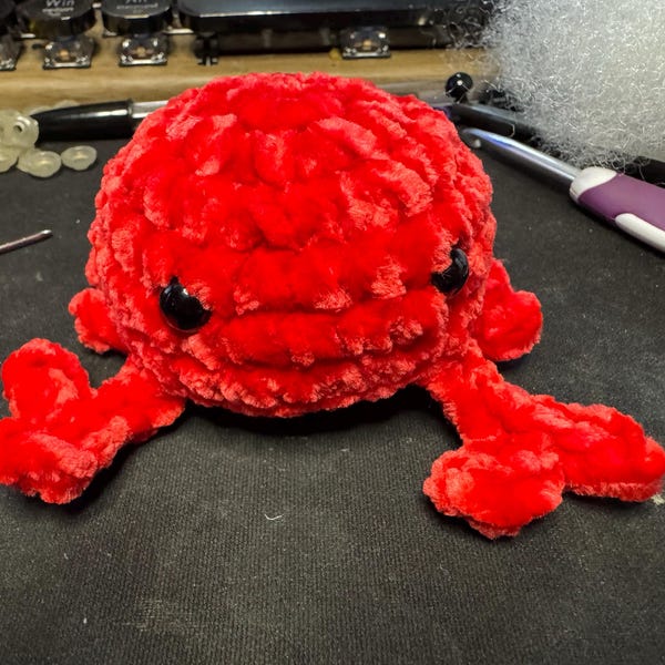 NO-SEW PATTERN Just a Little Crabby Crochet, Pdf Digital Crochet ...