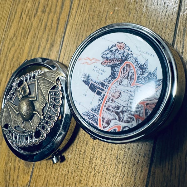 Bat Compact Mirror - Victorian Steampunk - Goth - Horror - Vampire ...