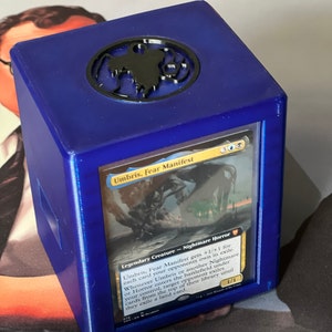 MTG EDH Commander Deck Box W/ Toploader Slot for Stanley Tool Box ...