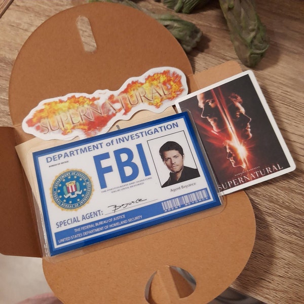 Supernatural FBI Fake Ids - Etsy