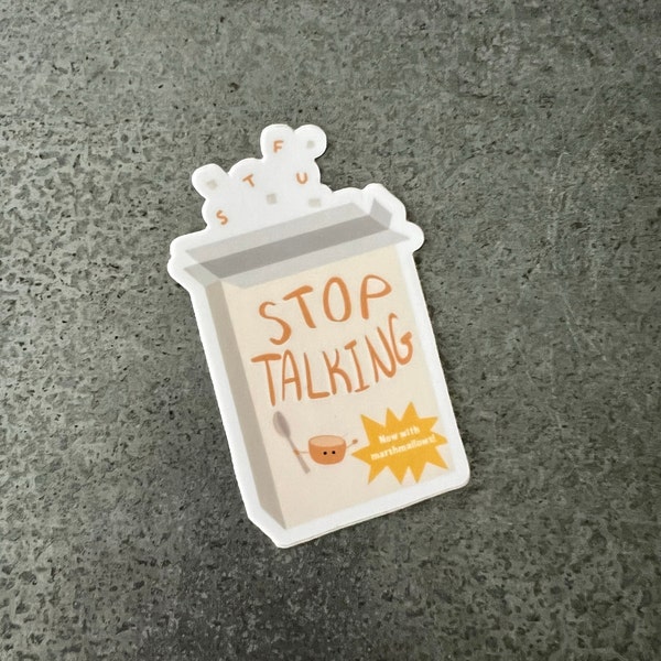 Tinned Fish Sticker, Cute Sticker, Gifts, Sardine Food Sticker, Snack ...