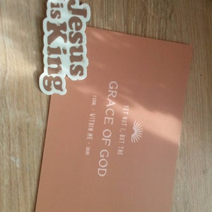 Redeemed Sticker Faith Stickers Bible Verse Sticker - Etsy