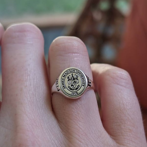 Custom College Class Ring,school Ring,signet Ring,graduation Ring ...