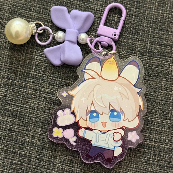 Love and Deep Space Rocking Keychain | Xavier Zayne Rafaye Sylus Caleb ...