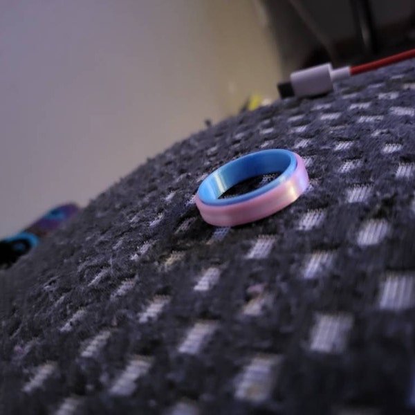 Custom Fidget Ring Spinner Rings Custom Pattern, Color Stim Ring for ...