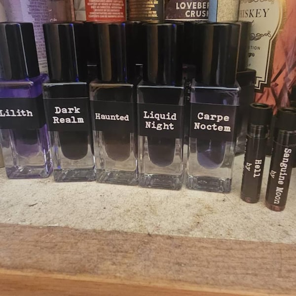 STORMY NIGHT, Gothic Fragrance, Perfume Oil, Witchy Scents - Etsy