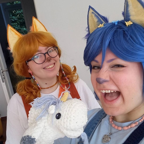 Bluey and Bingo, Bandit, Chilli, All Family Members Faux Fur Ears ...